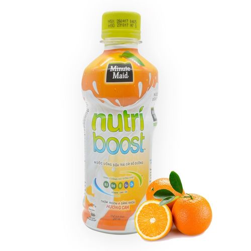 Nước uống sữa trái cây hương Cam Nutri Boost chai 297ml - Siêu thị Huy Hùng